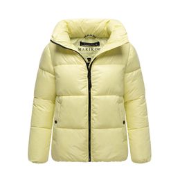 Marikoo Damen Winterjacke Hazalee im Puffer-Stil mit gl&auml;nzender Optik