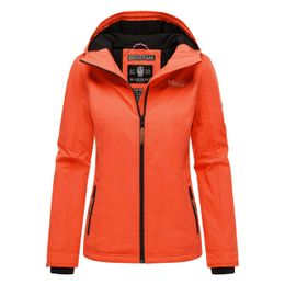 Marikoo Damen &Uuml;bergangsjacke &ndash; Brombeere, leicht mit Kapuze & Kragen