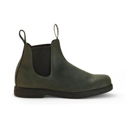 Rossi 607 Booma Moss Chelsea-Stiefel aus olivgr&uuml;nem Leder