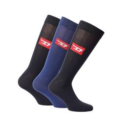 Diesel - "Skm" Socken f&uuml;r Herren/Damen Unisex (3er-Pack) (Schwarz/Blau)