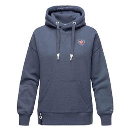 Navahoo Damen Hoodie Goldfee &ndash; Kuscheliger Kapuzenpullover mit K&auml;ngurutasche