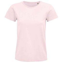 SOLS - "Pioneer" T-Shirt Baumwolle aus biologischem Anbau f&uuml;r Damen (Blassrosa)