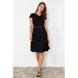 Langes, gerades Damen-Midikleid mit ausgestelltem Saum f&uuml;r Freizeit und Alltag