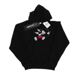 Disney - "Mickey Mouse Love Cherub" Kapuzenpullover f&uuml;r Damen (Schwarz)
