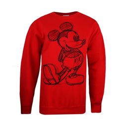 Disney - Sweatshirt Rundhalsausschnitt f&uuml;r Damen (Rot)