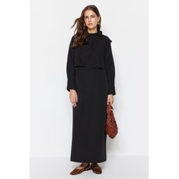 Langes, gerades Damen-Hijab-Kleid f&uuml;r Freizeit und Alltag