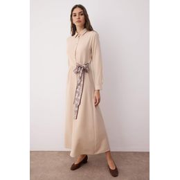 Langes, gerades Maxikleid f&uuml;r Damen, l&auml;ssig/alltagstauglich, A-Linie, dezent