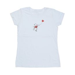 Disney - "Winnie The Pooh Balloon" T-Shirt f&uuml;r Damen (Wei&szlig;)