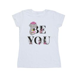 Disney Damen/Damen Dumbo Be You T-Shirt aus Baumwolle (Wei&szlig;)