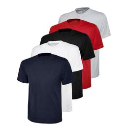 Kruze | Womens Crew Neck T-Shirts (5er Pack) - GRY/BLK/NVY/WHT/RED