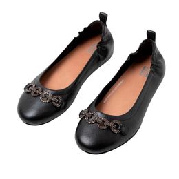 fitflop Fit Flop - "Allegro" Glitzer Ballerinas f&uuml;r Damen (Schwarz)