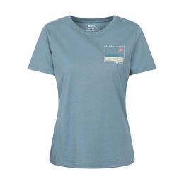 Mountain Warehouse - "Explore The Mountains" T-Shirt f&uuml;r Damen (Blau)