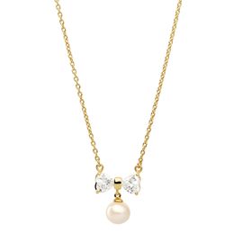 Orphelia &bdquo;Sparkle&ldquo; Damenkette mit Anh&auml;nger aus 925er Sterlingsilber &ndash; Gold ZK-7512