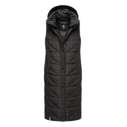 Navahoo Damen Steppweste Brezelchen &ndash; Lang & Stylisch Warm