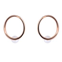 Orphelia 'Heloise' Ohrstecker aus 925er Sterlingsilber f&uuml;r Damen - Ros&eacute; ZO-7509