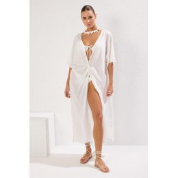Damen Maxikleid mit Spaghettitr&auml;gern, schlicht, Oversize, Strandkleid