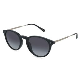 Polo Ralph Lauren PH4239U | Herren-Sonnenbrille | Fassung: Vollrand, Panto, Acetat, Schwarz Gl&auml;nzend | Glasfarbe: Grau Verlaufend