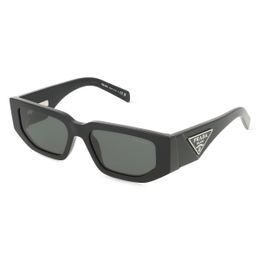 Prada PR09ZS | Herren-Sonnenbrille | Fassung: Vollrand, Eckig, Acetat, Schwarz | Glasfarbe: Grau