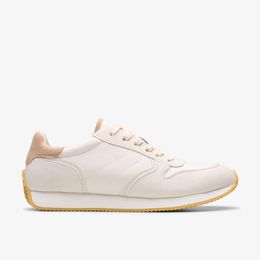 Clarks Teirra Run Off-White Turnschuhe