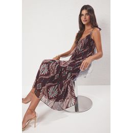 Damen-Maxikleid mit Paisley-Muster, locker fallend, f&uuml;r Tag und Nacht, normal