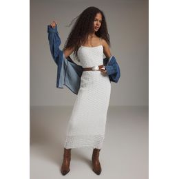 Gerades, figurbetontes Midi-Kleid f&uuml;r Damen, l&auml;ssig/alltagstauglich