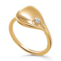 Orphelia 'Etoile' Damen-Ring aus 925er Sterlingsilber &ndash; Gold ZR-7524/G