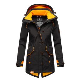 Navahoo Marikoo Damen Softshelljacke &ndash; Soulinaa, wasserdicht mit abnehmbarer Kapuze