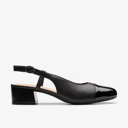 Clarks Marilyn Rose Schwarze Kombi Schuhe