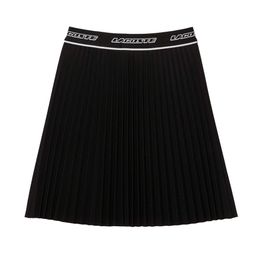 Lacoste - Rock f&uuml;r Damen, Gummizug in der Taille (Schwarz)