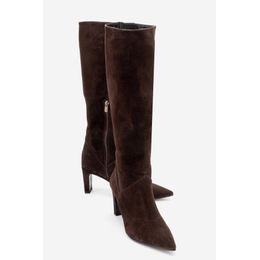 Merla Leder Blockabsatz Stiefel (Damen)