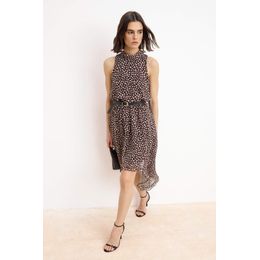 Damen-Midikleid mit Polka-Dots, &auml;rmellos, f&uuml;r Tag und Nacht, Skaterkleid