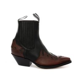 Grinders Unisex-Westernstiefel aus Leder in Schwarz &ndash; Arizona Lo