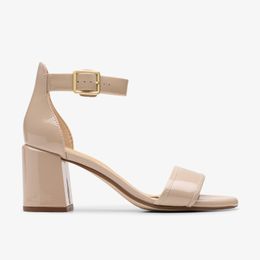 Clarks Ezoria Mae Sandalen aus patentiertem Leder