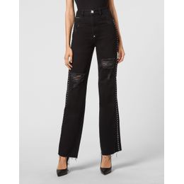 Philipp Plein Wide-Leg-Jeans