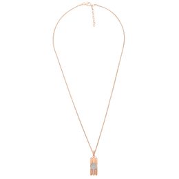 Orphelia Damen-Kette aus 925er Sterlingsilber mit Anh&auml;nger, Silber/Ros&eacute;, ZH-7283