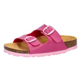 Hausschuh Lico "Pantolette Bioline Kids", M&auml;dchen, Gr. 28, rosa, Synthetik, Schuhe Hausschuh