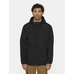 Arbeitsjacke Dickies "Dickies Workwear Jacken WATERPROOF RAIN JACKET", Herren, Gr. XXL, schwarz, Obermaterial: 100% Polyester, Jacken