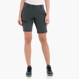 Sch&ouml;ffel Shorts SCH&Ouml;FFEL "Shorts Toblach2", Damen, Gr. 36, N-Gr, asphalt, Obermaterial: 89% Nylon, 11% Elasthan, Hosen Shorts, aus Nylon Stretch, schnelltrocknend, hochelastisch