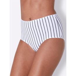 w&auml;schepur sheego Gro&szlig;e Gr&ouml;&szlig;en Taillenslip, 5x wei&szlig;-schwarz-gestreift + 5x schwarz-wei&szlig;-gestreift, Gr&ouml;&szlig;e 44/46 - Damen