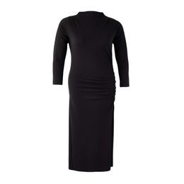 Curve Damen Unifarbenes Maxi-Kleid in &Uuml;bergr&ouml;&szlig;e, l&auml;ssig, l&auml;ssig, mit Etui-Schnitt