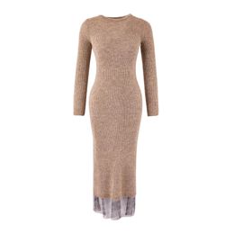 Damen-Maxikleid mit Karomuster / kariert, lang, l&auml;ssig/alltagstauglich, A-Linie