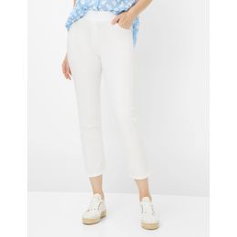 Caprihose RAPHAELA BY Brax "Style PAMINA 6/8", Damen, Gr. 38, Normalgr&ouml;&szlig;en, wei&szlig;, Web, 96% Baumwolle, 4% Elasthan, Hosen Caprihose