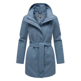 Marikoo Damen Mantel Katalinaa mit Tailleng&uuml;rtel