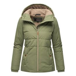Marikoo Damen Steppjacke mit Fleece-Innenfutter & Kapuze &ndash; Alemee