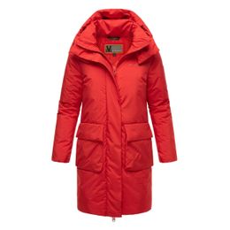 Marikoo Damen Winterjacke mit Magnetverschluss & Kapuze &ndash; Nanami