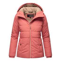 Marikoo Damen Steppjacke mit Fleece-Innenfutter & Kapuze &ndash; Alemee