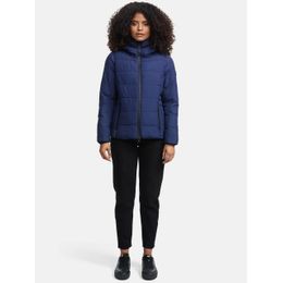 Marikoo kurze Damen Steppjacke mit Kapuze & Fleecefutter &ndash; Radaa