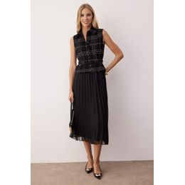 Damen-Midikleid, &auml;rmellos, flach, f&uuml;r Tag und Nacht, Skaterkleid