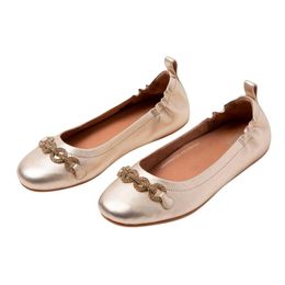 fitflop Fit Flop - "Allegro" Glitzer Ballerinas f&uuml;r Damen (Gold)