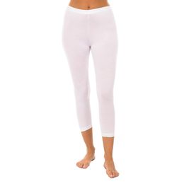 Damen 3/4 Hochtaillierte Bambus Leggings Q804